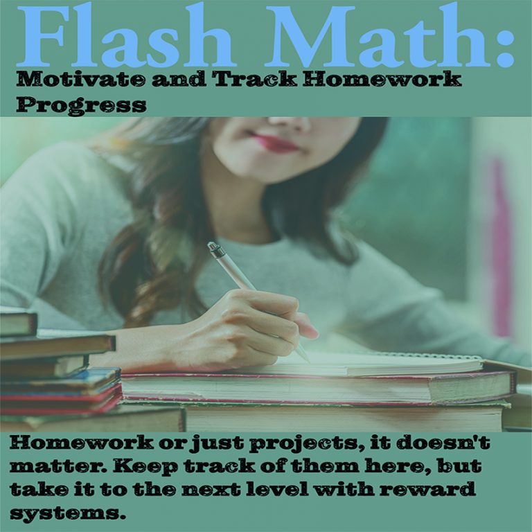 Homework Tracker and Challenge Sheet [blue & green] - Insanitek